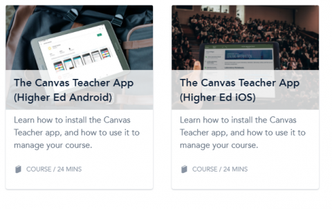 Canvas and Mobile Apps | Coulter Faculty Commons
