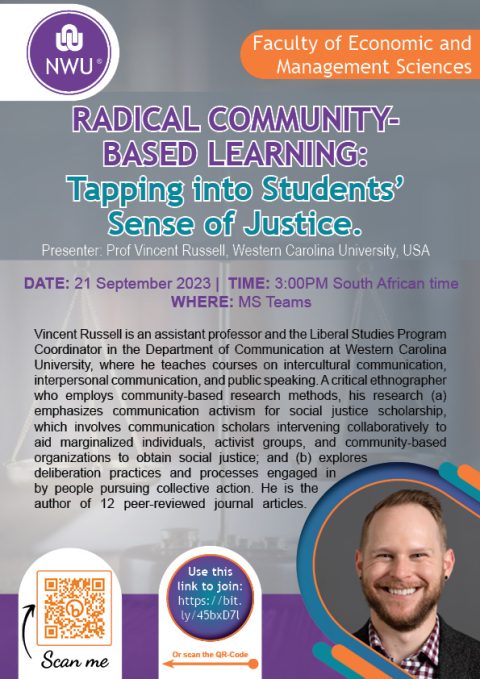 Dr. Vincent Russell Gives Virtual Presentation to University in South ...